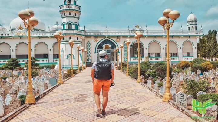 Thánh đường Hồi giáo Masjid Jamiul Azhar cực đẹp An Giang
